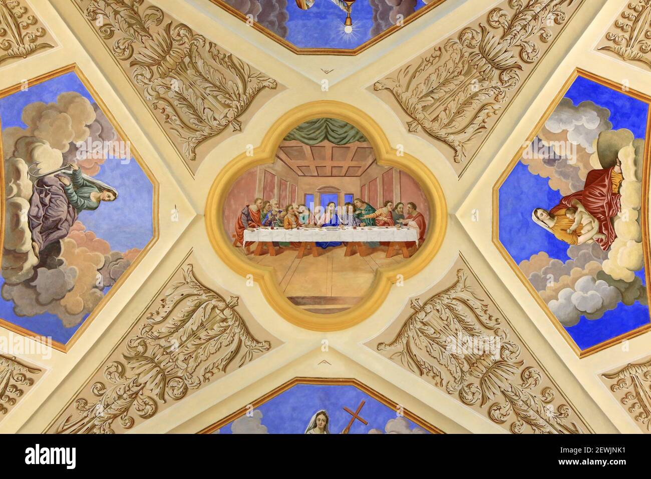 Last supper jesus meal apostles hi-res stock photography and images - Alamy
