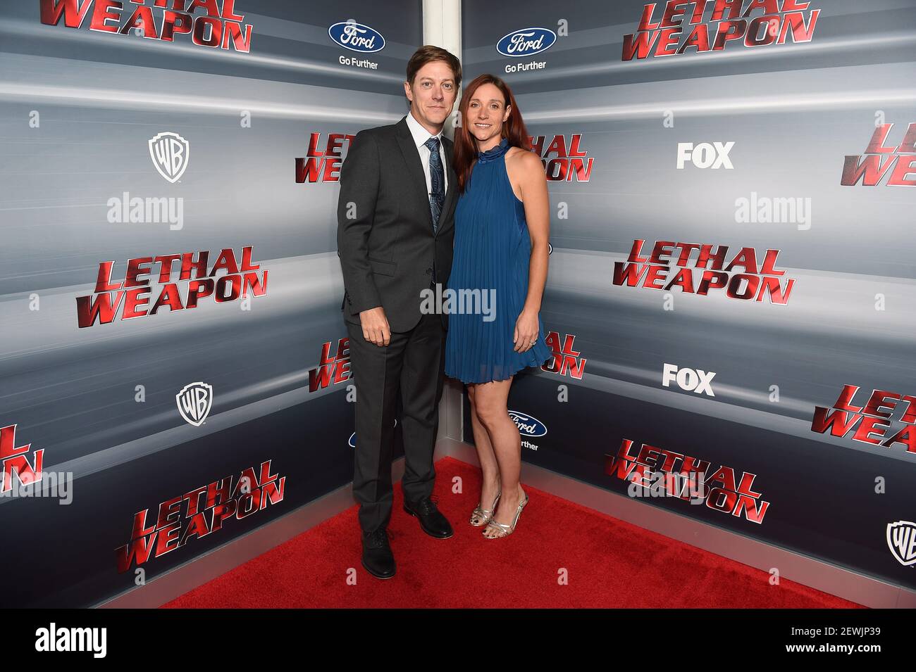 LOS ANGELES - SEPTEMBER 12: Kevin Rahm and Amy Lonkar at the screening ...