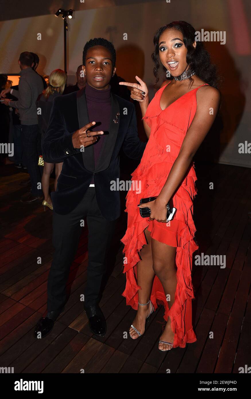 LOS ANGELES - SEPTEMBER 12: Dante brown and Chandler Kinney at the ...