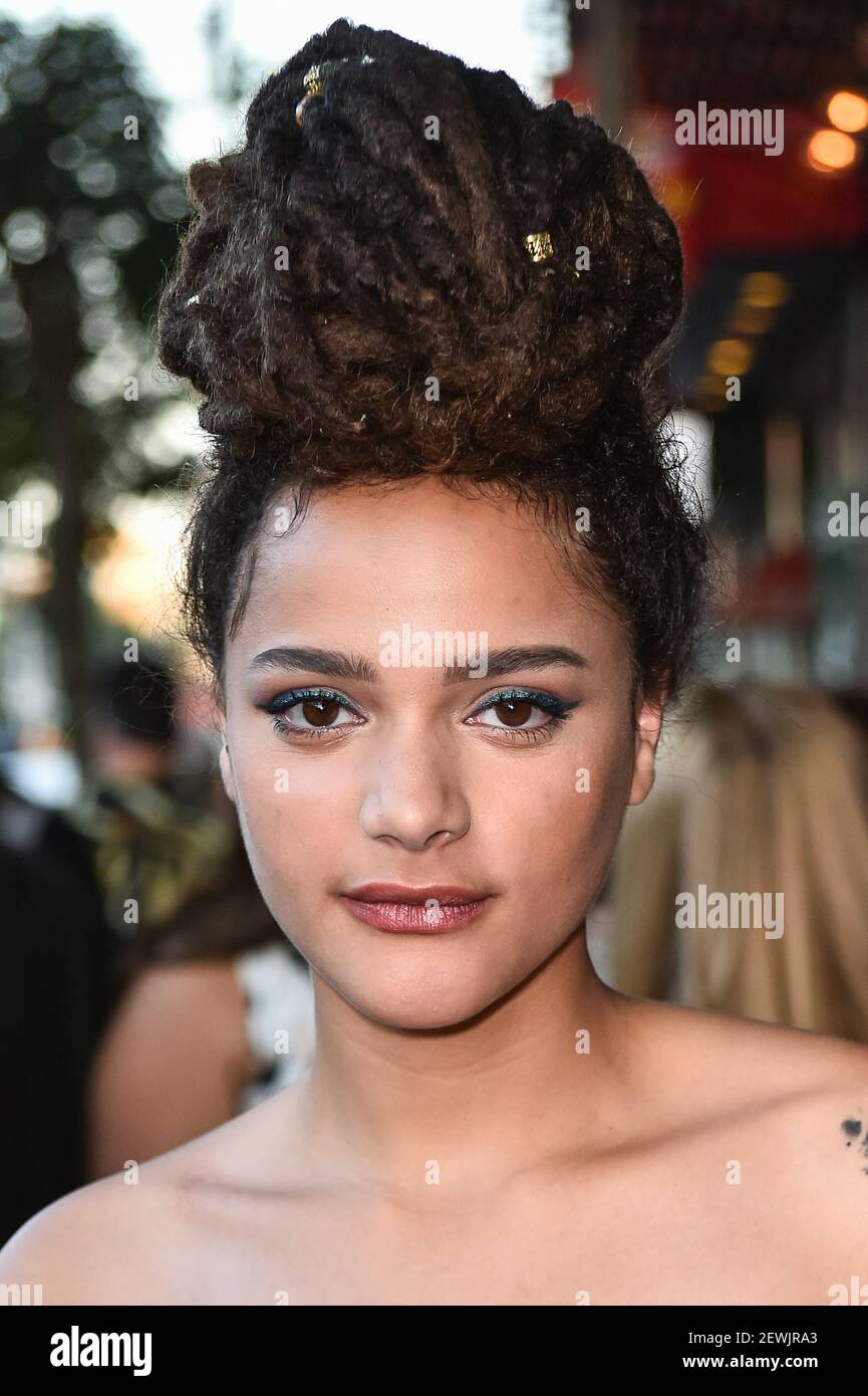 Sasha Lane, attending the premier of American Honey at the Sunshine ...