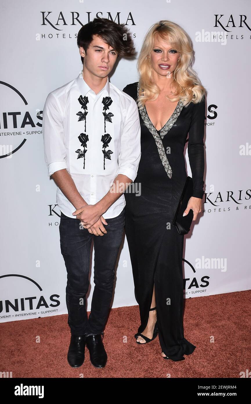 Dylan Jagger Lee, Pamela Lee, at arrivals for UNITAS 2nd Annual Gala ...