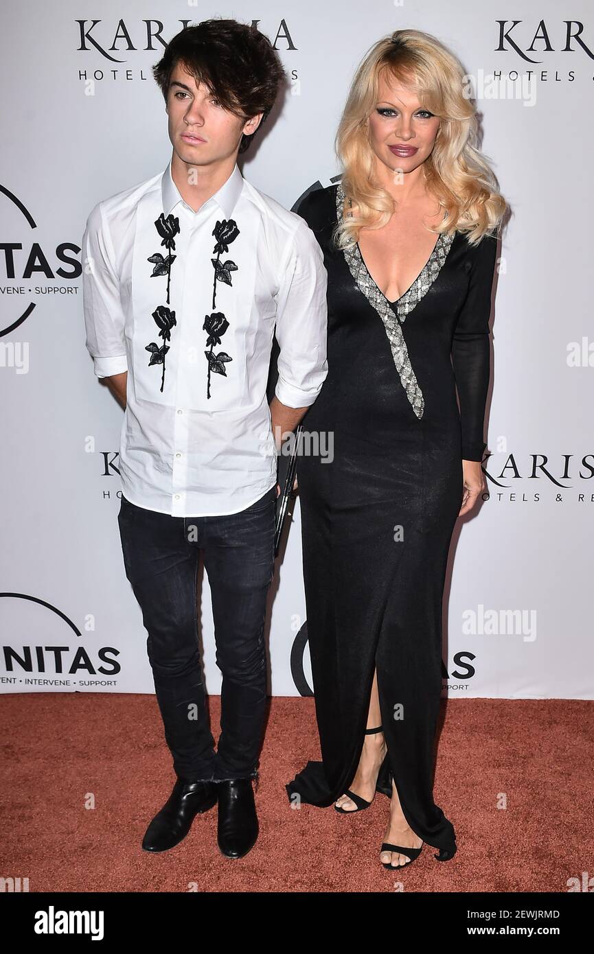 Dylan Jagger Lee, Pamela Lee, at arrivals for UNITAS 2nd Annual Gala ...
