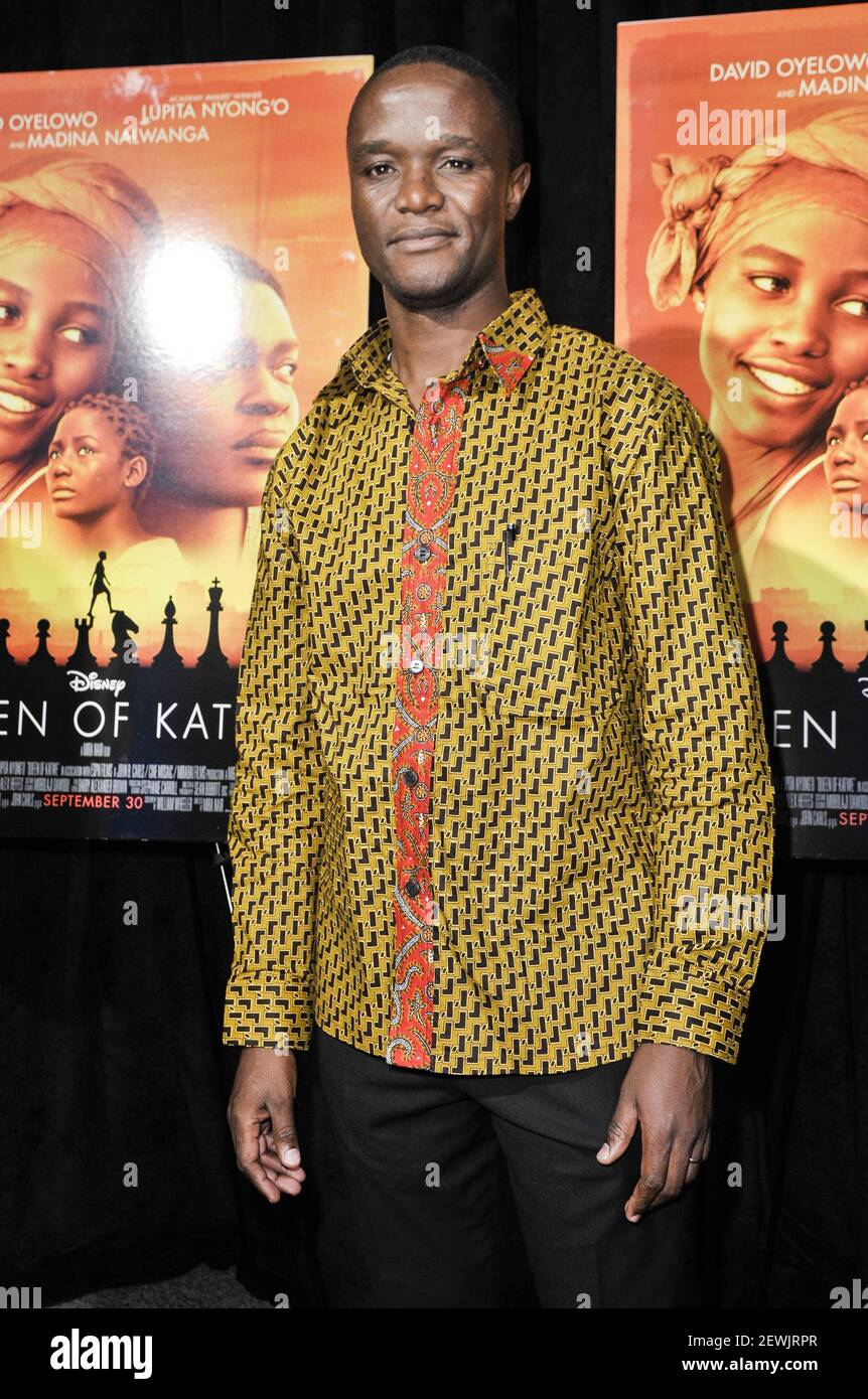 Robert Katende attends a special screening of Walt Disney Studios' new ...