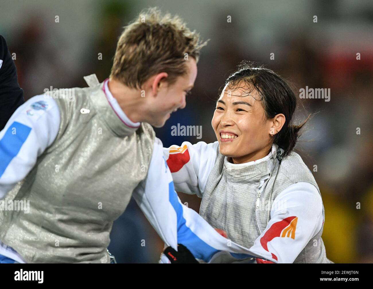 Sport paralympics wheelchair fencing hi-res stock photography and ...