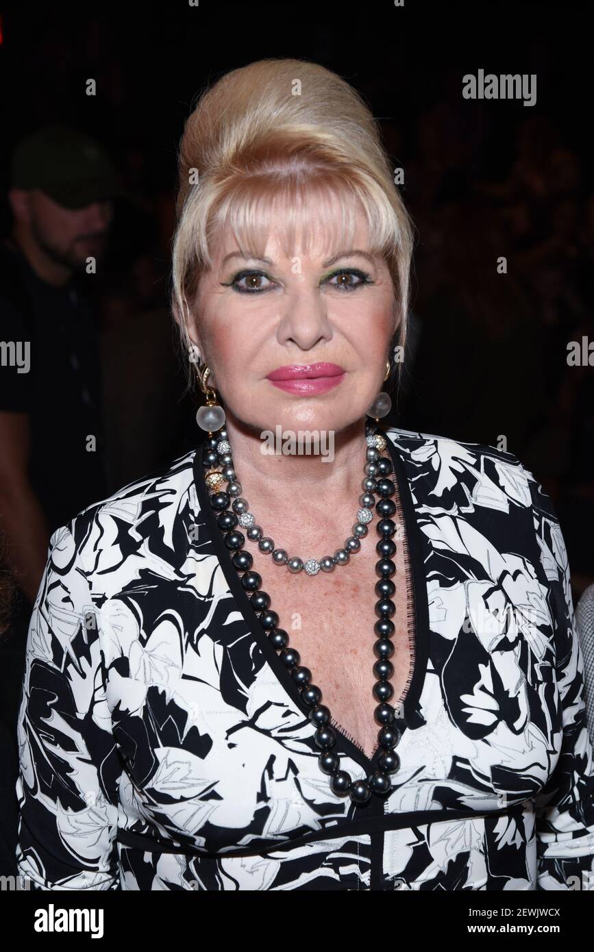 Ivana Trump attends NY: Front Row Dennis Basso RTW Spring Summer 2017 ...