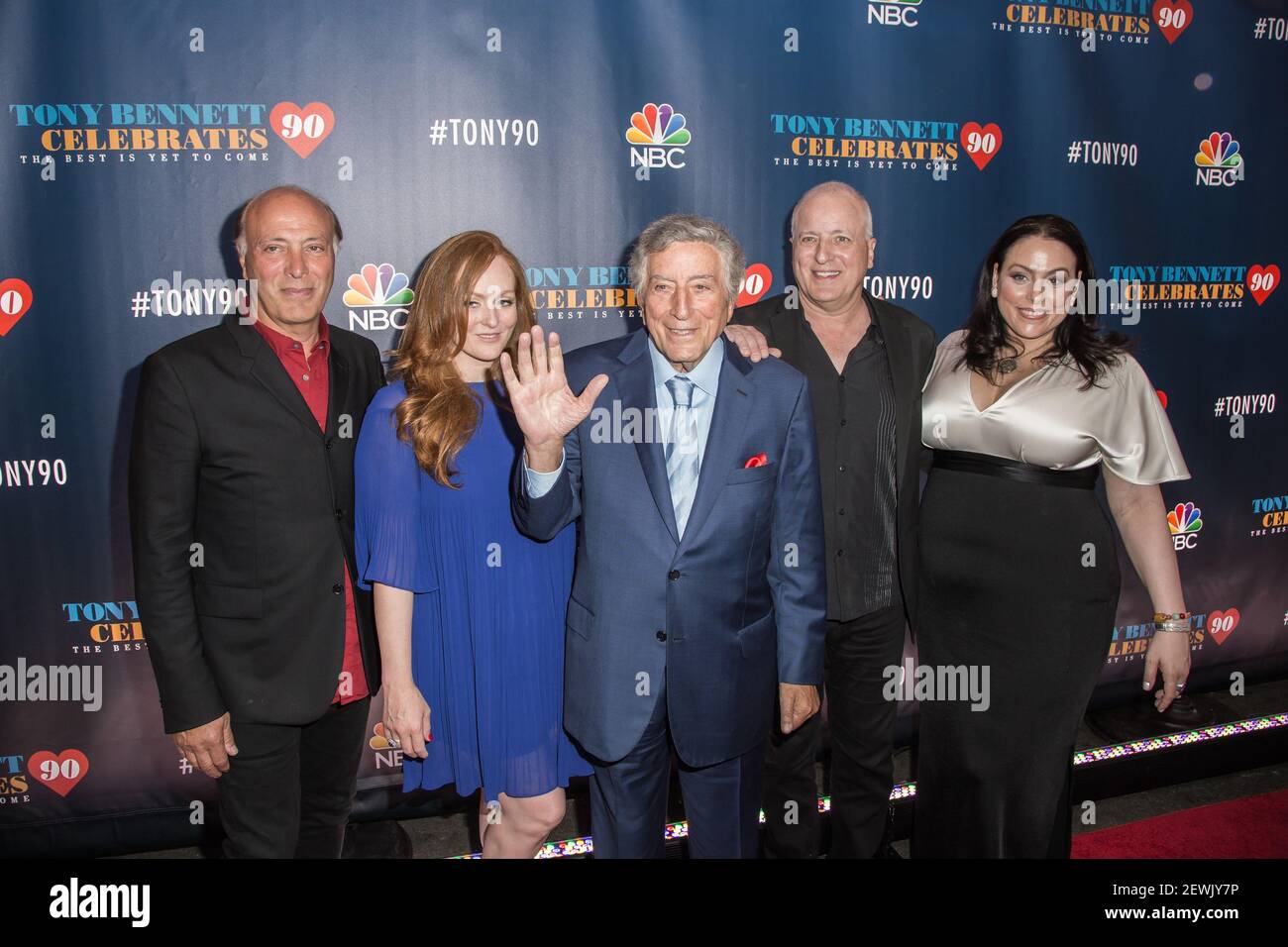 Danny Bennett, Antonia Bennett, Tony Bennett. Dae Bennett and Johanna ...