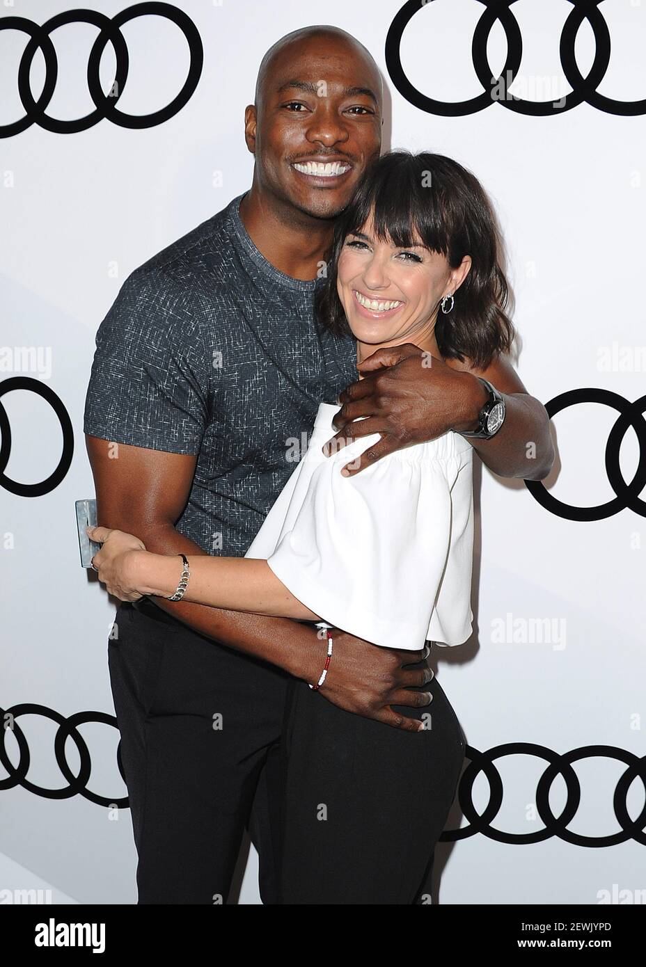 B.J. Britt and Constance Zimmer at Audi Celebrates The 68th Emmys at ...