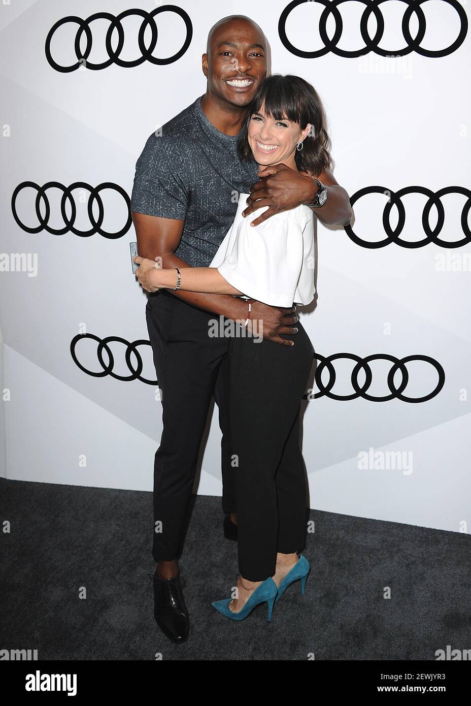 B.J. Britt and Constance Zimmer at Audi Celebrates The 68th Emmys at ...