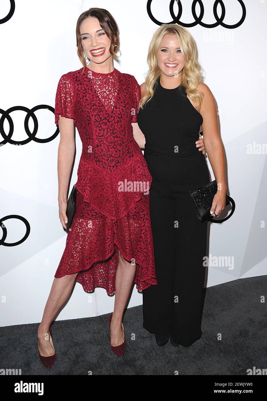 Mallory Jansen and Emily Osment at Audi Celebrates The 68th Emmys at ...