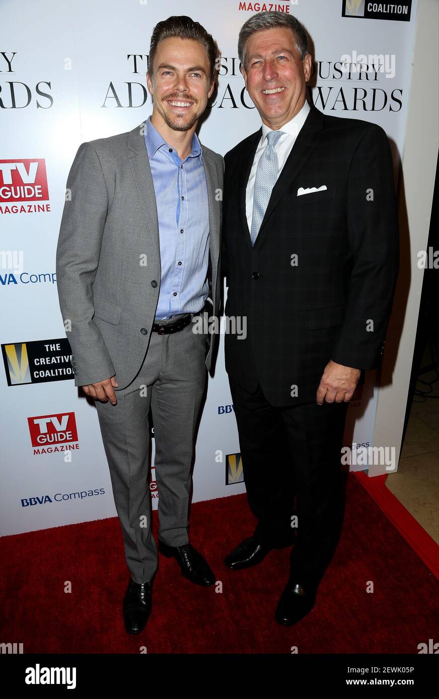 LOS ANGELES, CA - SEPTEMBER 16: (L-R) Derek Hough and Bruce Hough ...