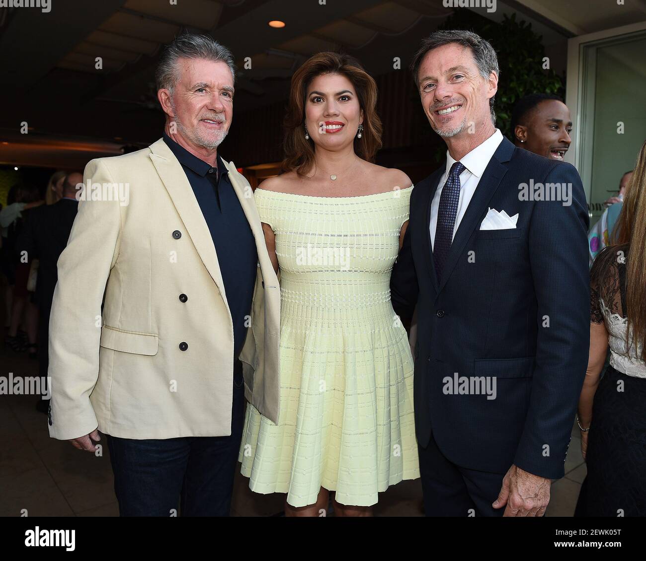 LOS ANGELES, CA - SEPTEMBER 16: Alan Thicke, Tanya Callau, and Paul ...