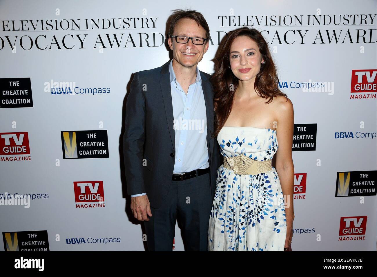 LOS ANGELES, CA - SEPTEMBER 16: David Herriman and guest arrive at the ...