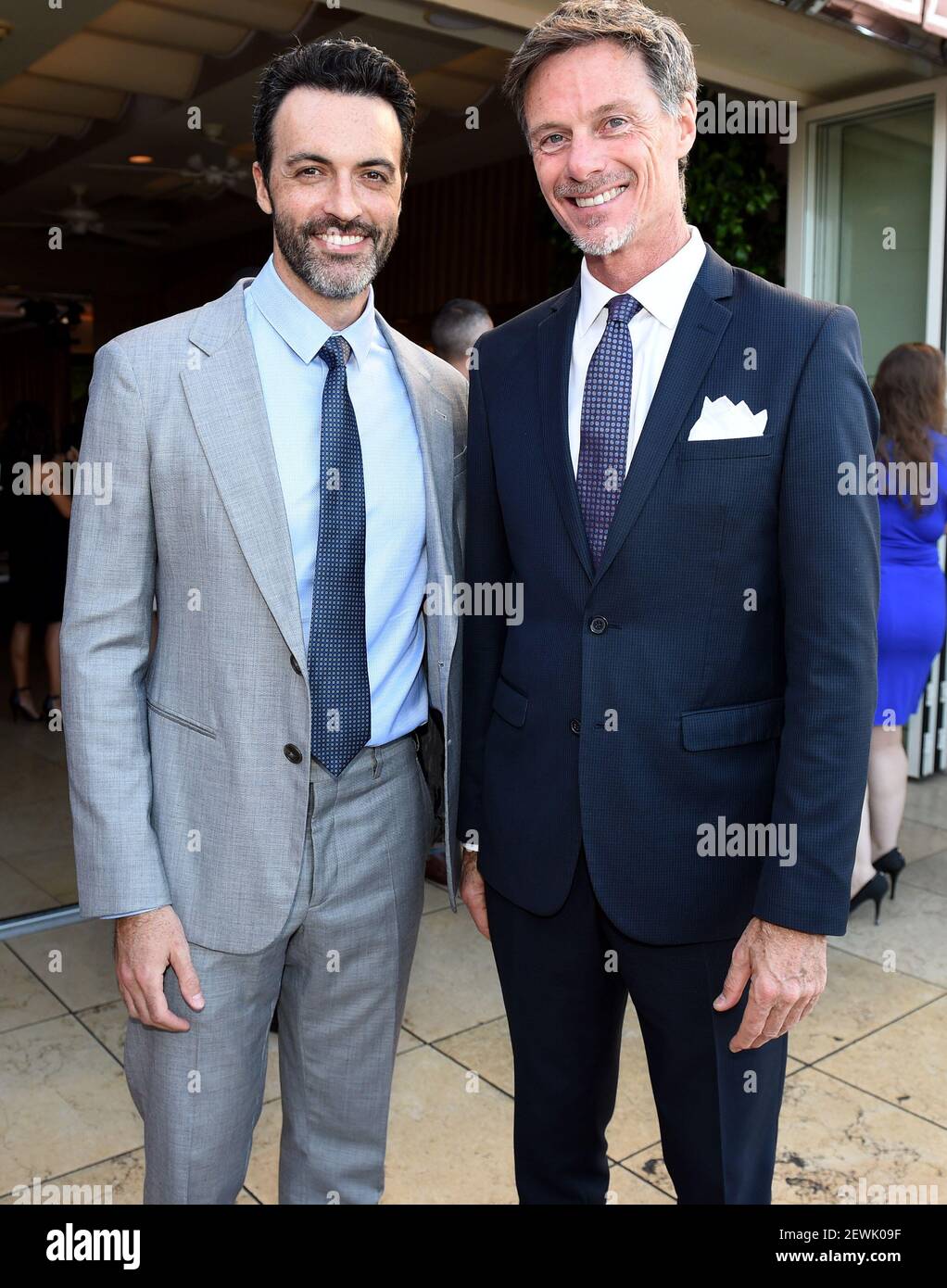 LOS ANGELES, CA - SEPTEMBER 16: Reid Scott and Paul Turcotte, TV Guide ...