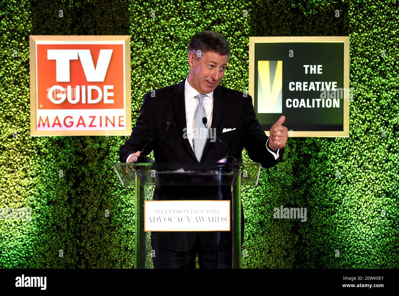 LOS ANGELES, CA - SEPTEMBER 16: Bruce Hough speaks at the 2016 ...