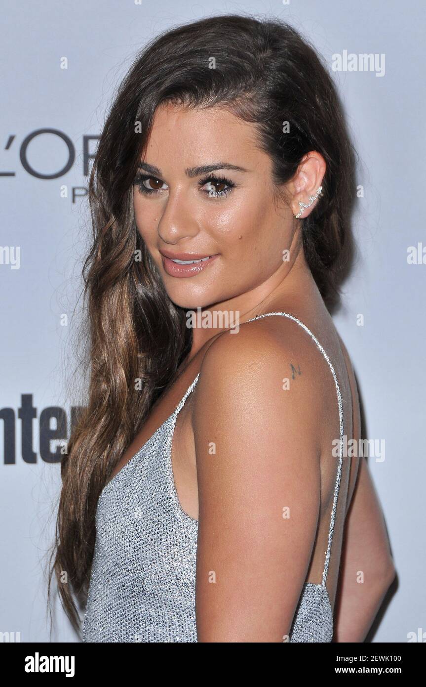 Lea Michele arrives at Entertainment Weekly's 2016 Pre-Emmy Party held ...