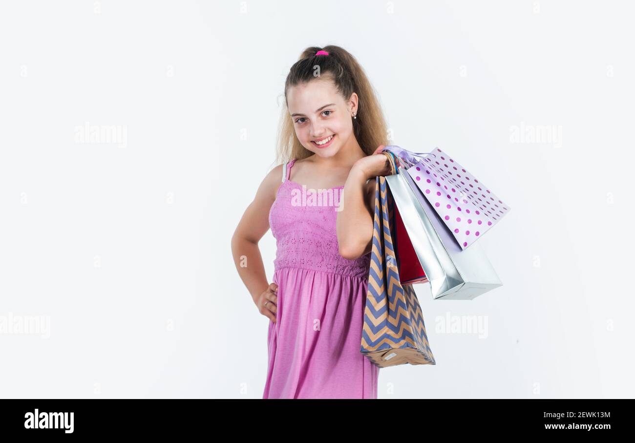 Teen girl shop assistant hi-res stock photography and images - Alamy