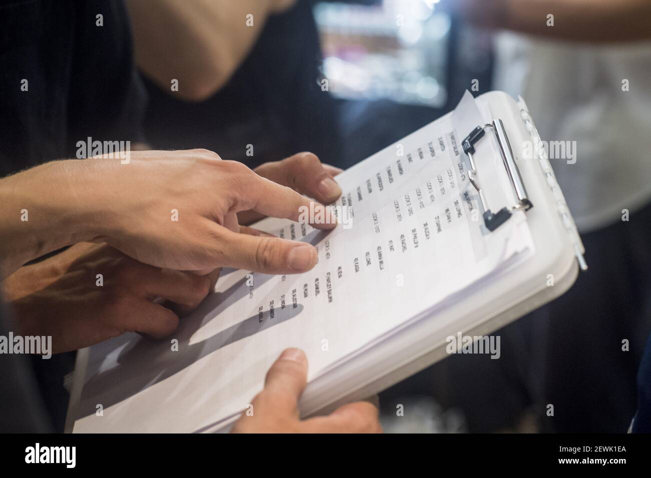 Backstage preparations for Julien Macdonald's Spring/Summer 2017 Runway ...