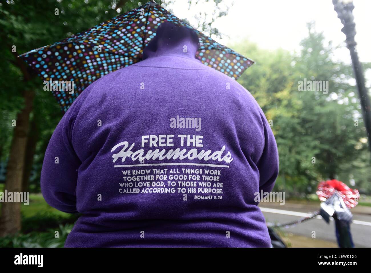 Protesters walked around the Mark O. Hatfield Courthouse in Portland ...