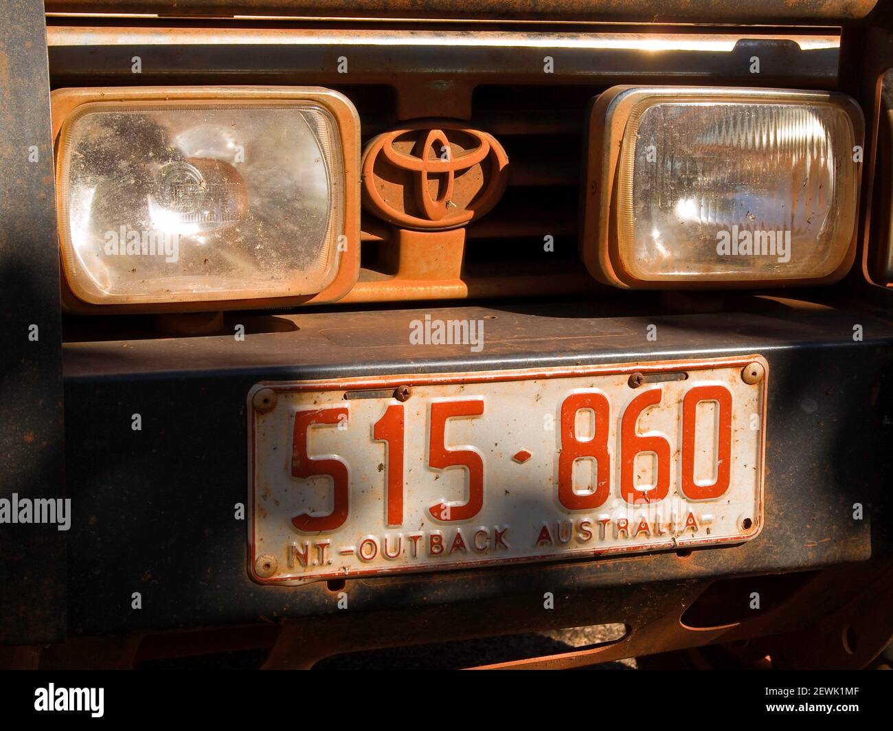 Australia's Outback Automobile Tag. Yirrkala (East Arnhern Land ...
