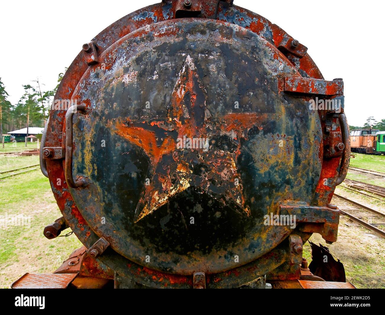 Soviet steam locomotive hi-res stock photography and images - Alamy