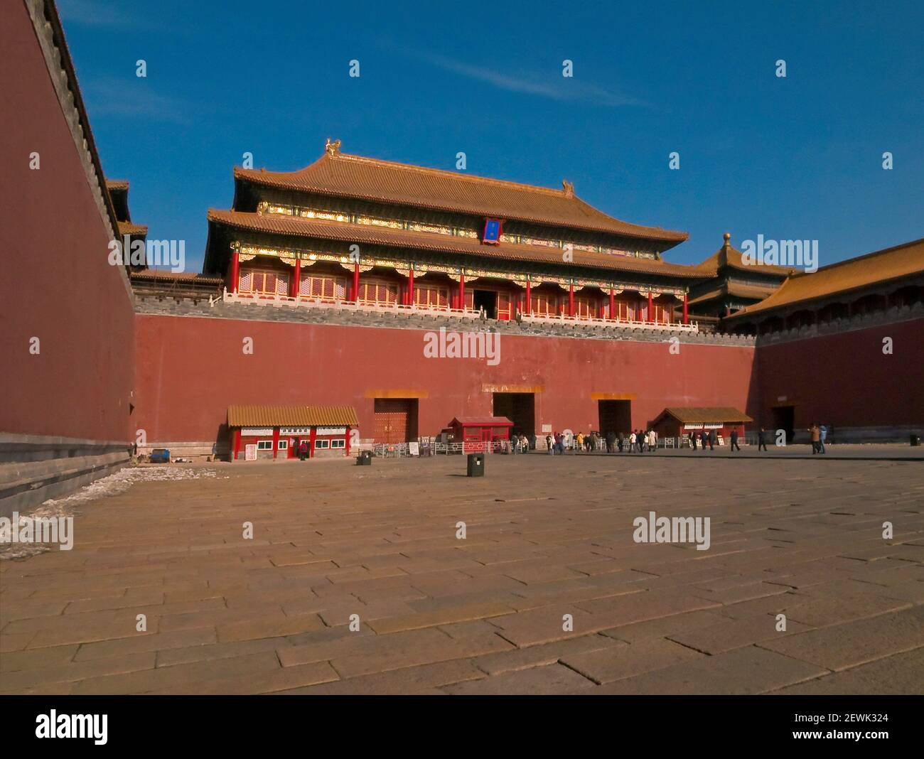 Wumen Gate (Merdian Gate).The Forbidden City. Beijing.P. R. of China ...