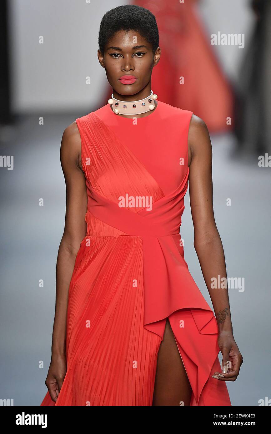 Model attends NY: Bibhu Mohapatra RTW Spring Summer 2017 on September ...