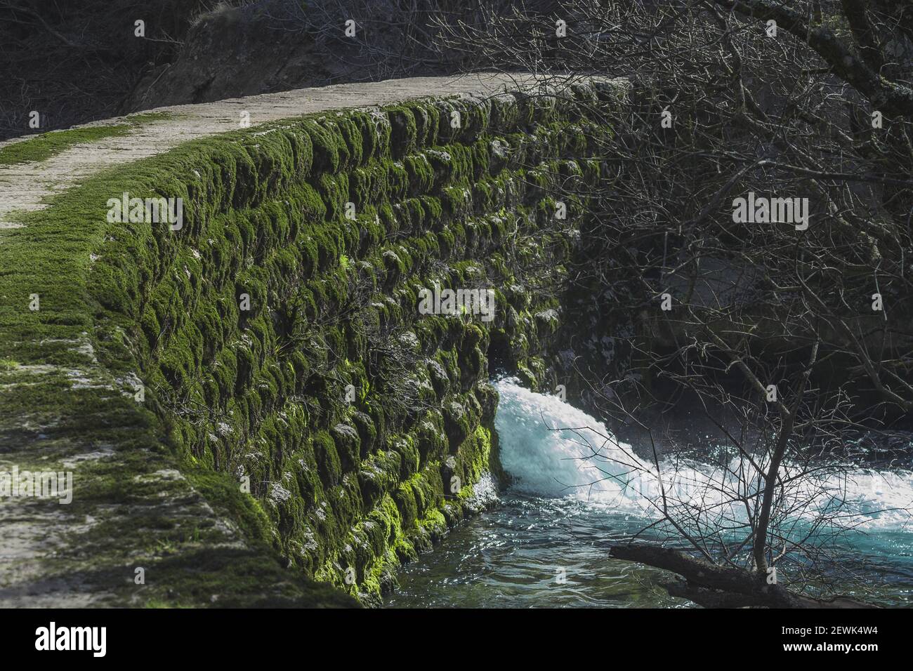 The Prezid dam at the source of river Zrmanja, Croatia Stock Photo - Alamy