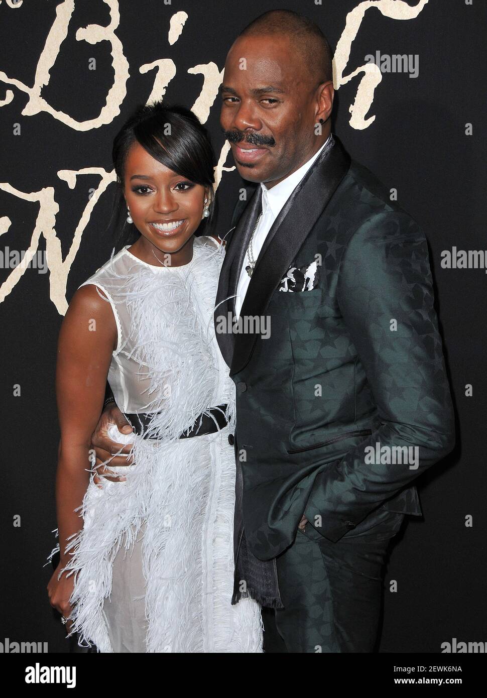 (L-R) Aja Naomi King and Colman Domingo arrives at "The Birth Of A ...