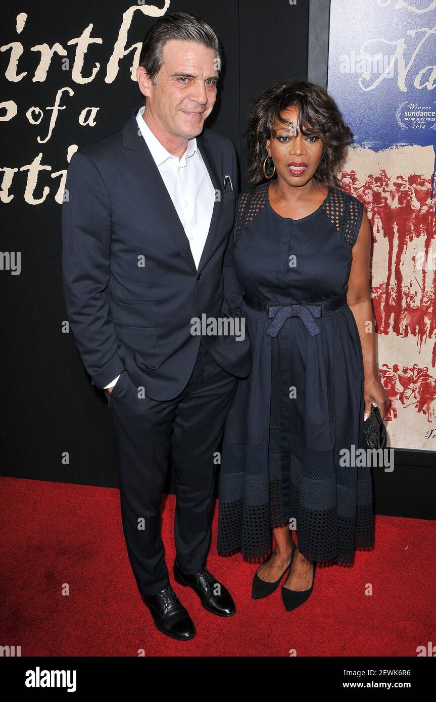 (L-R) Roderick Spencer and Alfre Woodard arrives at "The Birth Of A ...