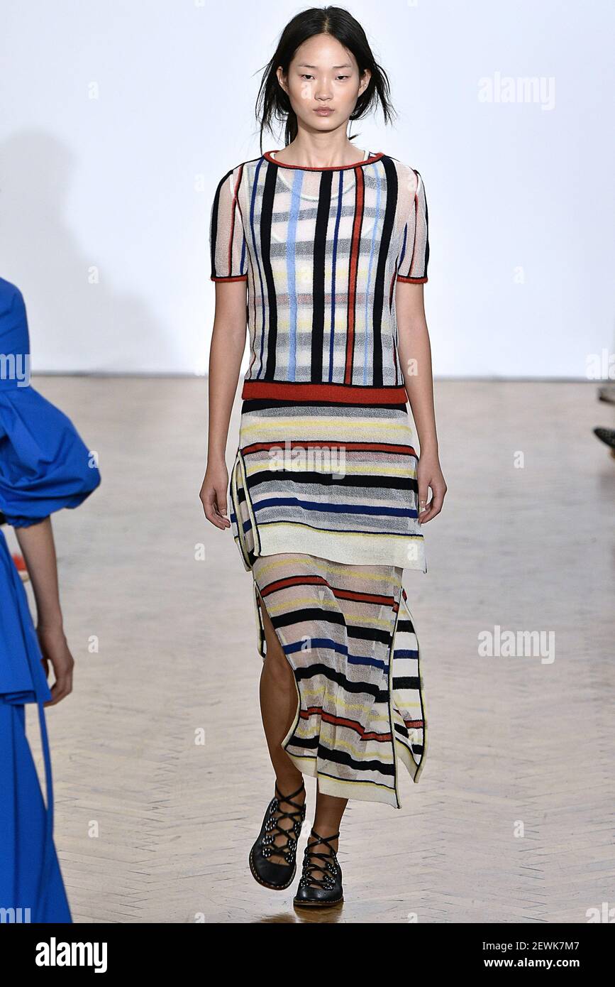 Model attends London: Pringle of Scotland RTW Spring Summer 2017 on ...