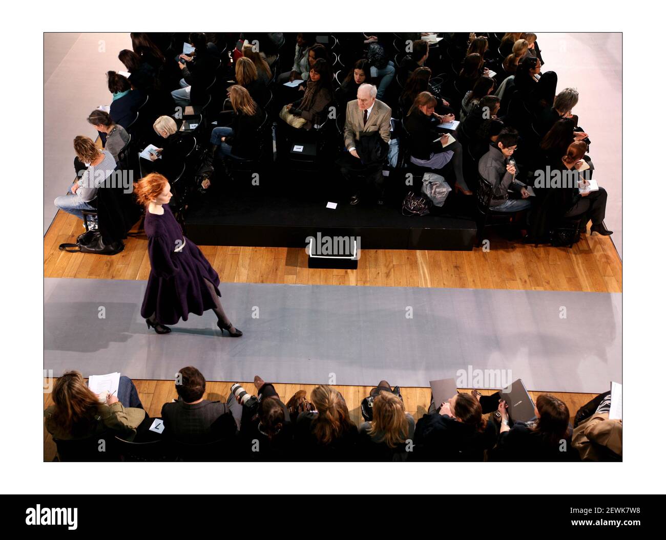 London Fashion Week.... Nicole Farhi show held at the Royal Opera House ...