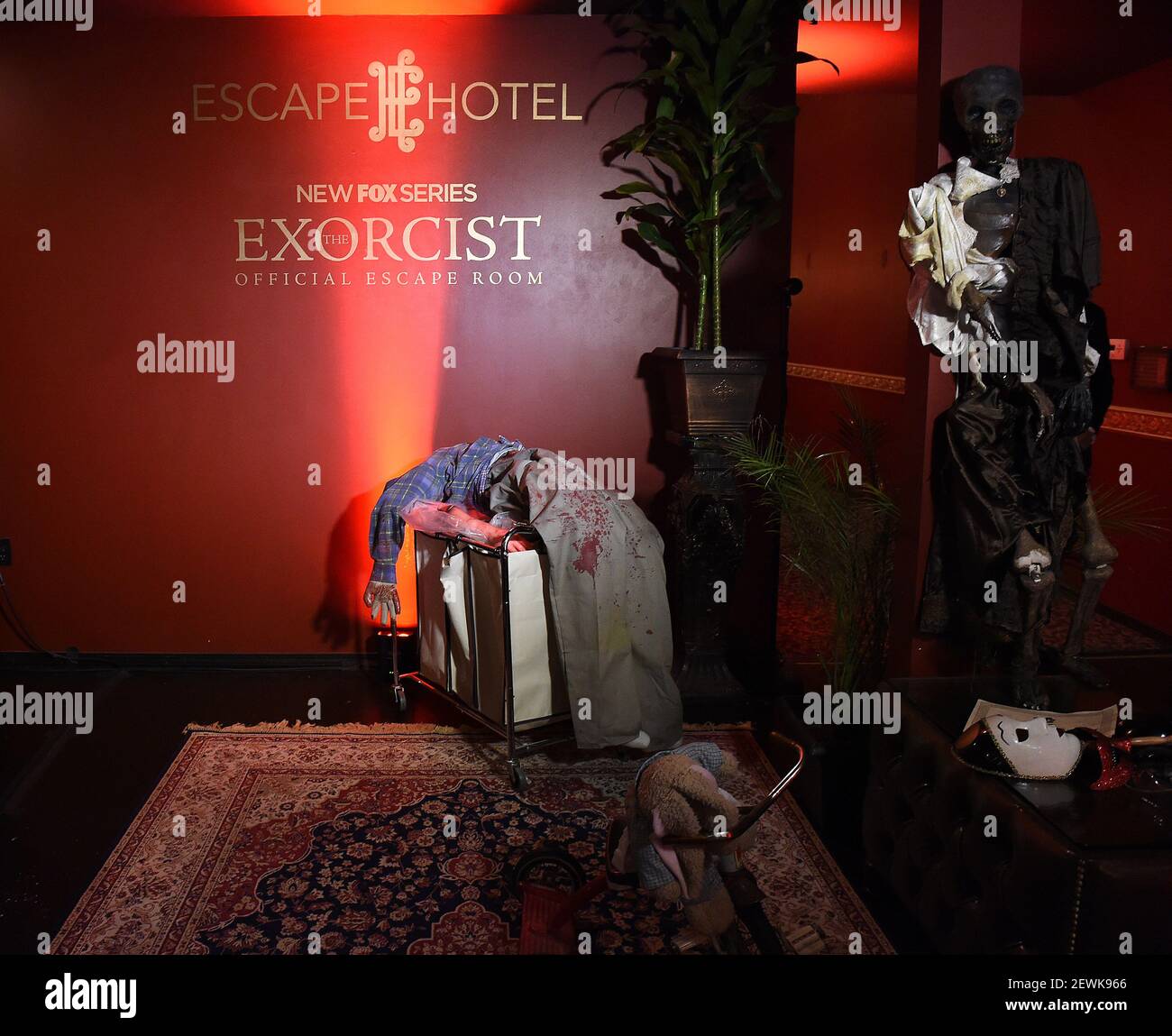 HOLLYWOOD, CA - SEPTEMBER 22: Atmosphere at THE EXORCIST Escape Room ...