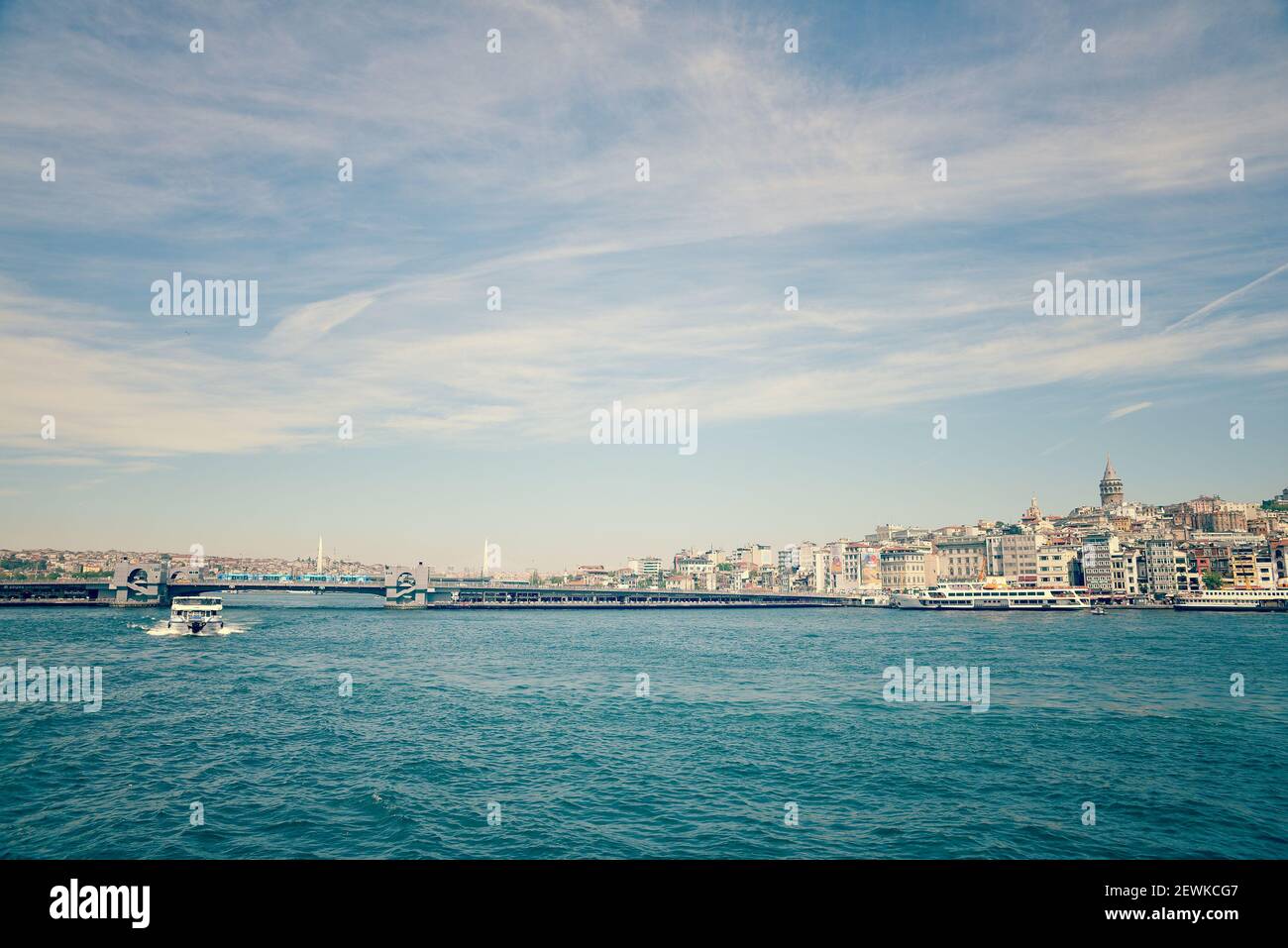 Istanbul, Turkey - May 6, 2017: Nice view of the historic district in ...