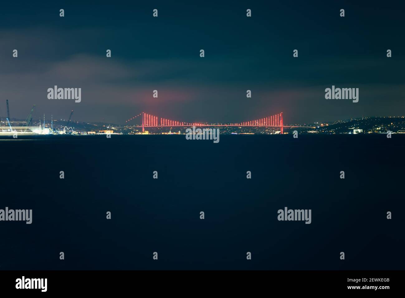 The bosphorus bridge at dusk hi-res stock photography and images - Alamy