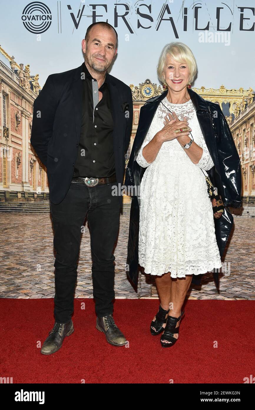 (L-R) Simon Mirren and Dame Helen Mirren attend celebration for "Louis XIV and the Court of ...