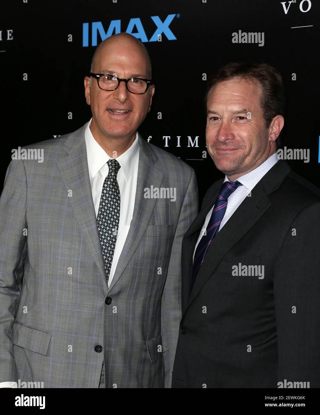 Robert D. Lister, Greg Foster attending the Premiere Of IMAX's "Voyage ...