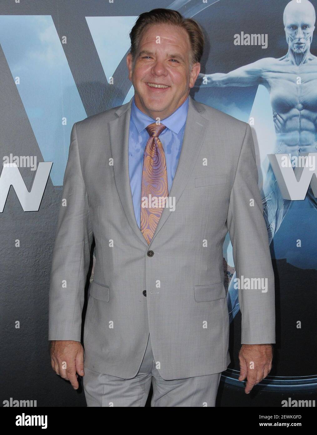 Brian Howe attending the premiere of HBO's new drama series "Westworld ...