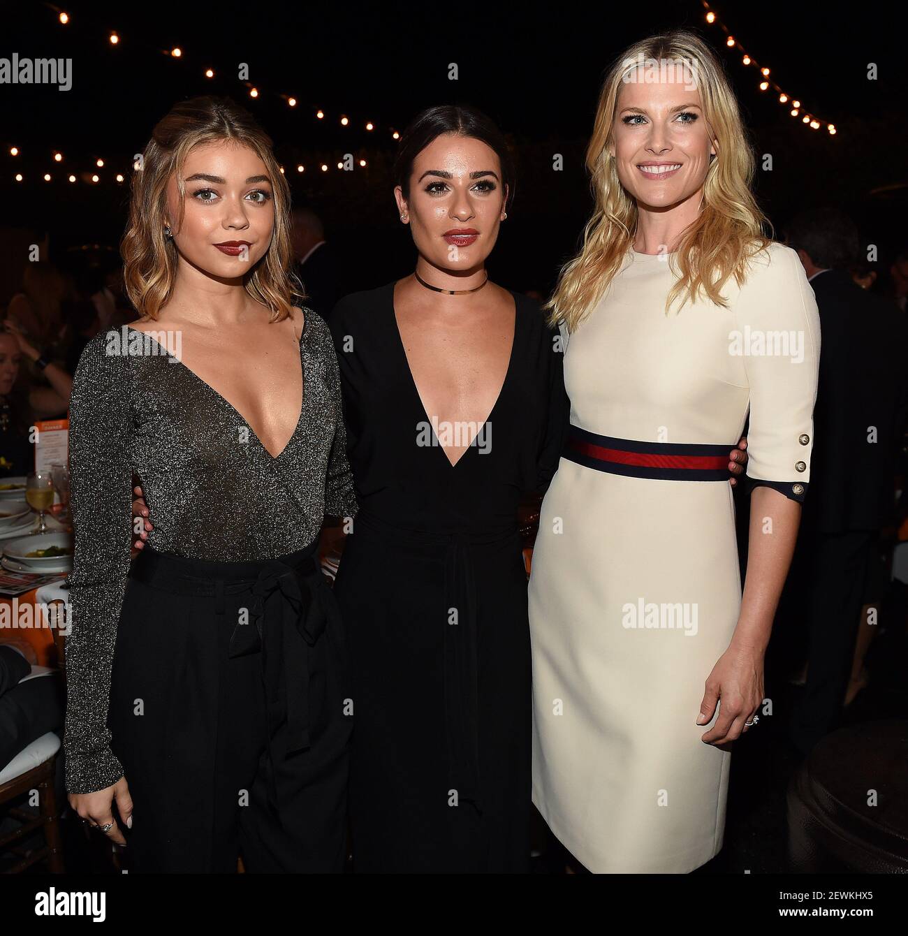 Sarah Hyland, Lea Michele, and Ali Larter at the Los Angeles No Kid ...