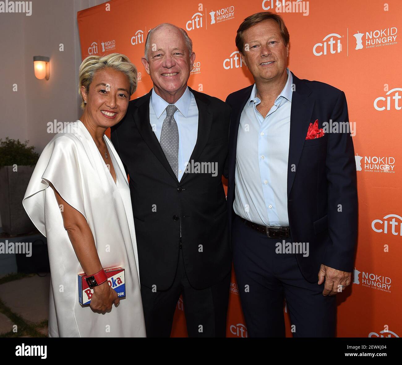 Share Our Strength Founder Billy Shore (C), Patti Rockenwagner, and ...