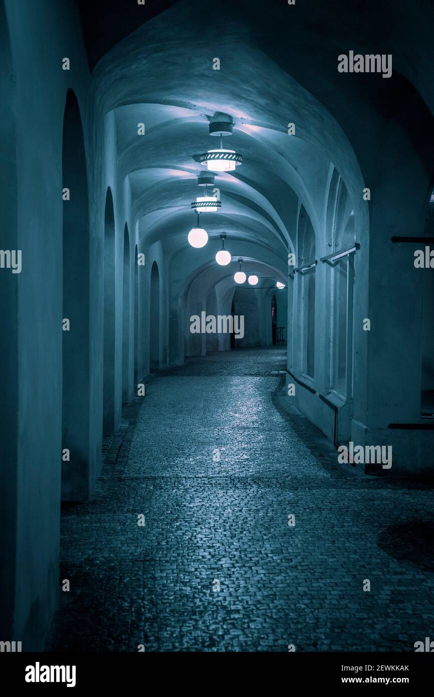 Interior passageway hi-res stock photography and images - Alamy