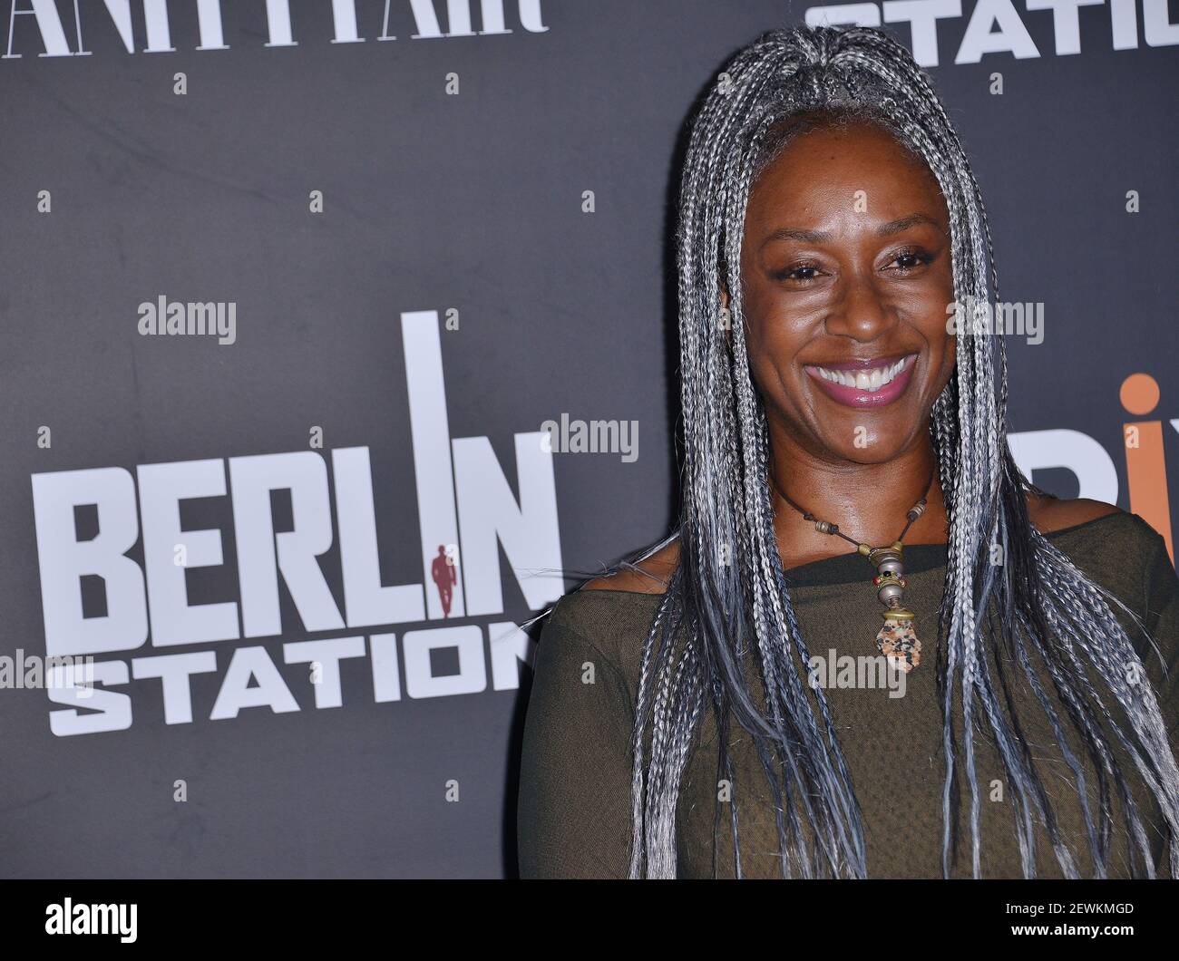 April Grace arrives at the EPIX "Berlin Station" Los Angeles Premiere ...