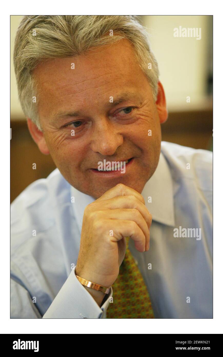 Alan Duncan in his office in Westminster. pic David Sandison 27/4/07 ...
