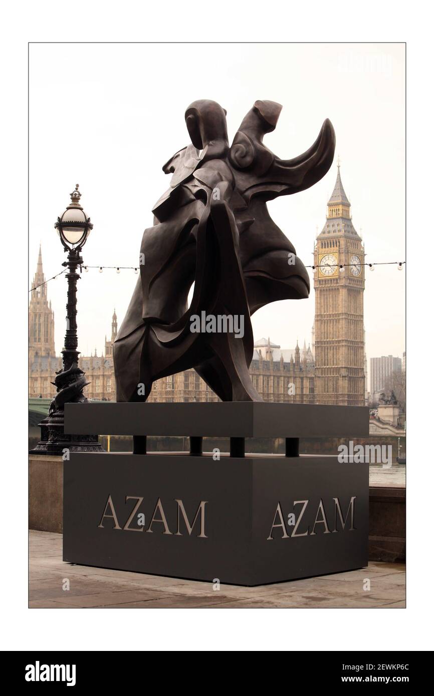Major New Sculpture revealed... Nasser Azam, County Hall Gallery's ...