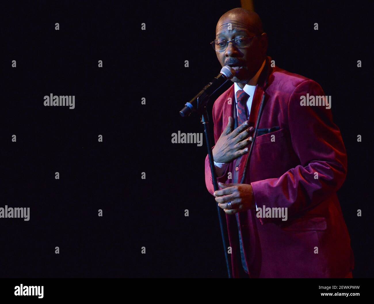 Raymond Johnson of The Stylistics at the Russell Thompkins Jr & The New ...