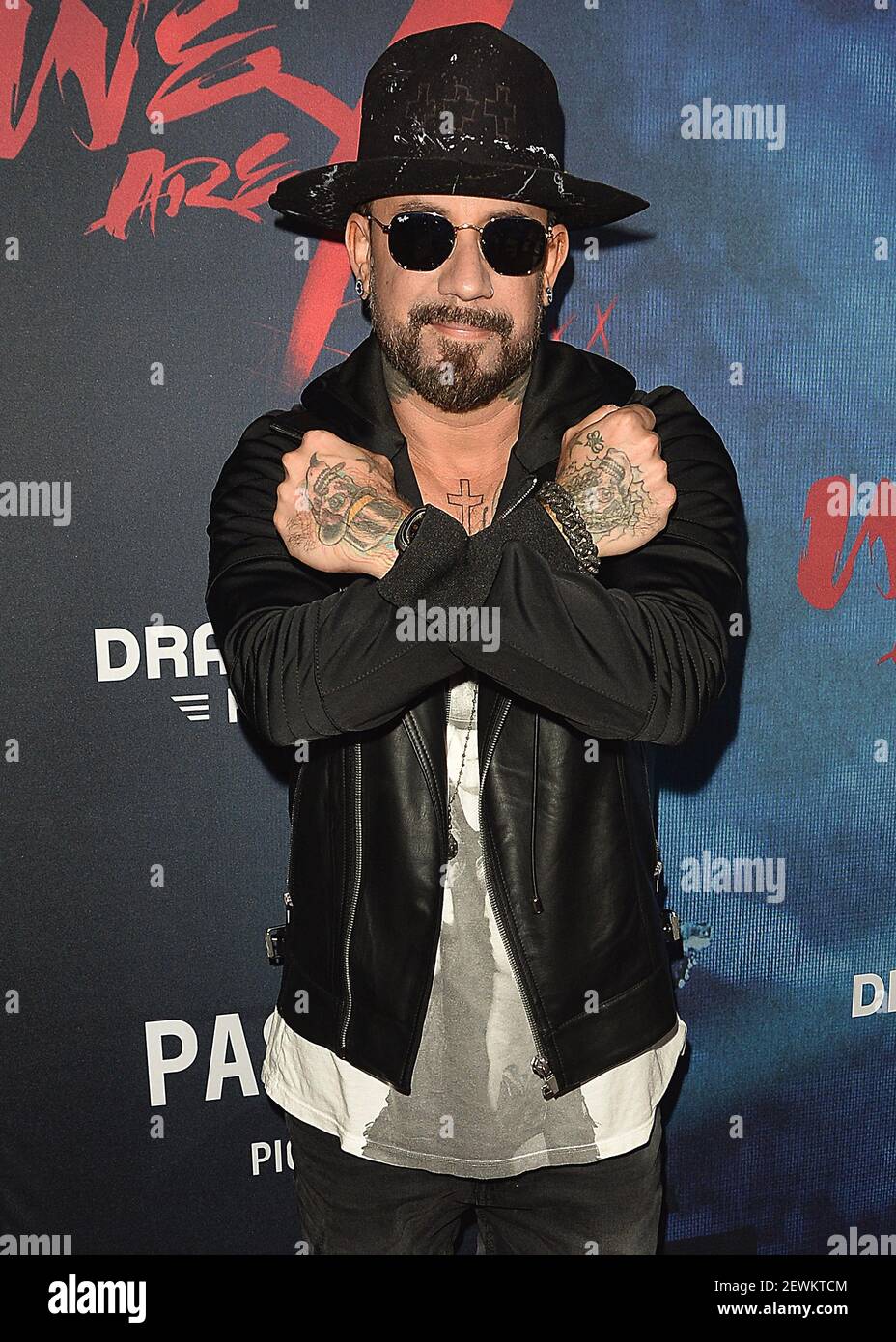 AJ McClean at the premiere of "We Are X" at the TCL Chinese Theatre on ...