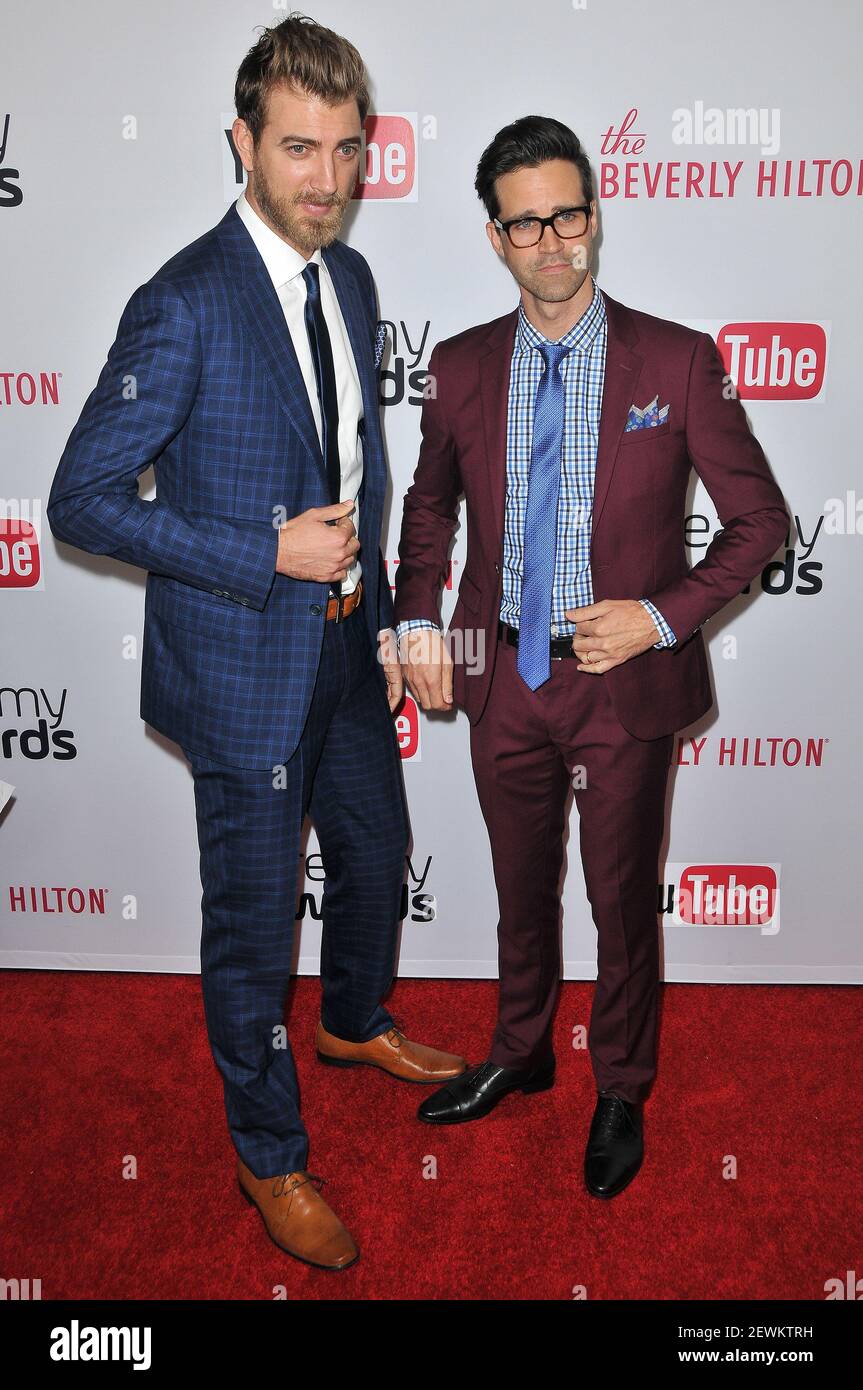 (L-R) Rhett McLaughlin and Charles Lincoln Neal arrives at The 6th ...