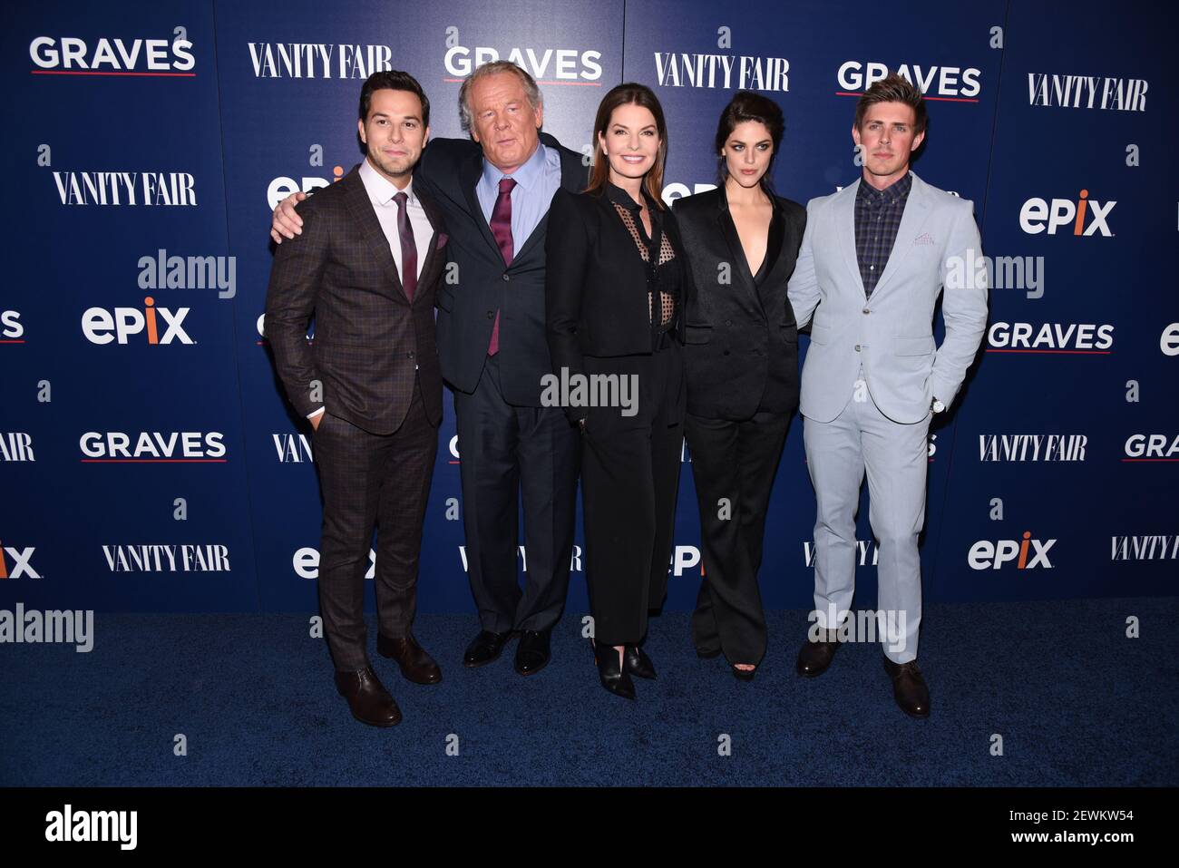 Skylar Astin, Nick Nolte, Sela Ward, Callie Hernandez and Chris Lowell ...