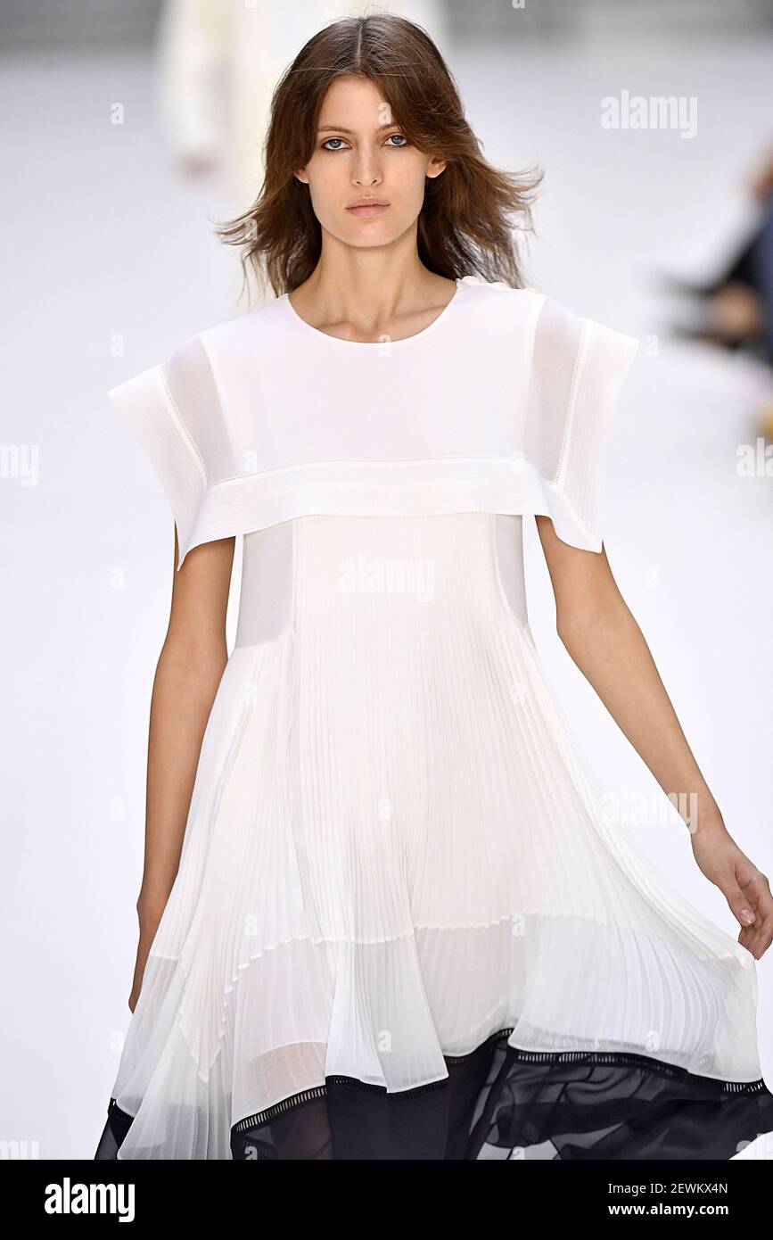 Louise Lefebure attends Paris: Chloe RTW Spring Summer 2017 on ...