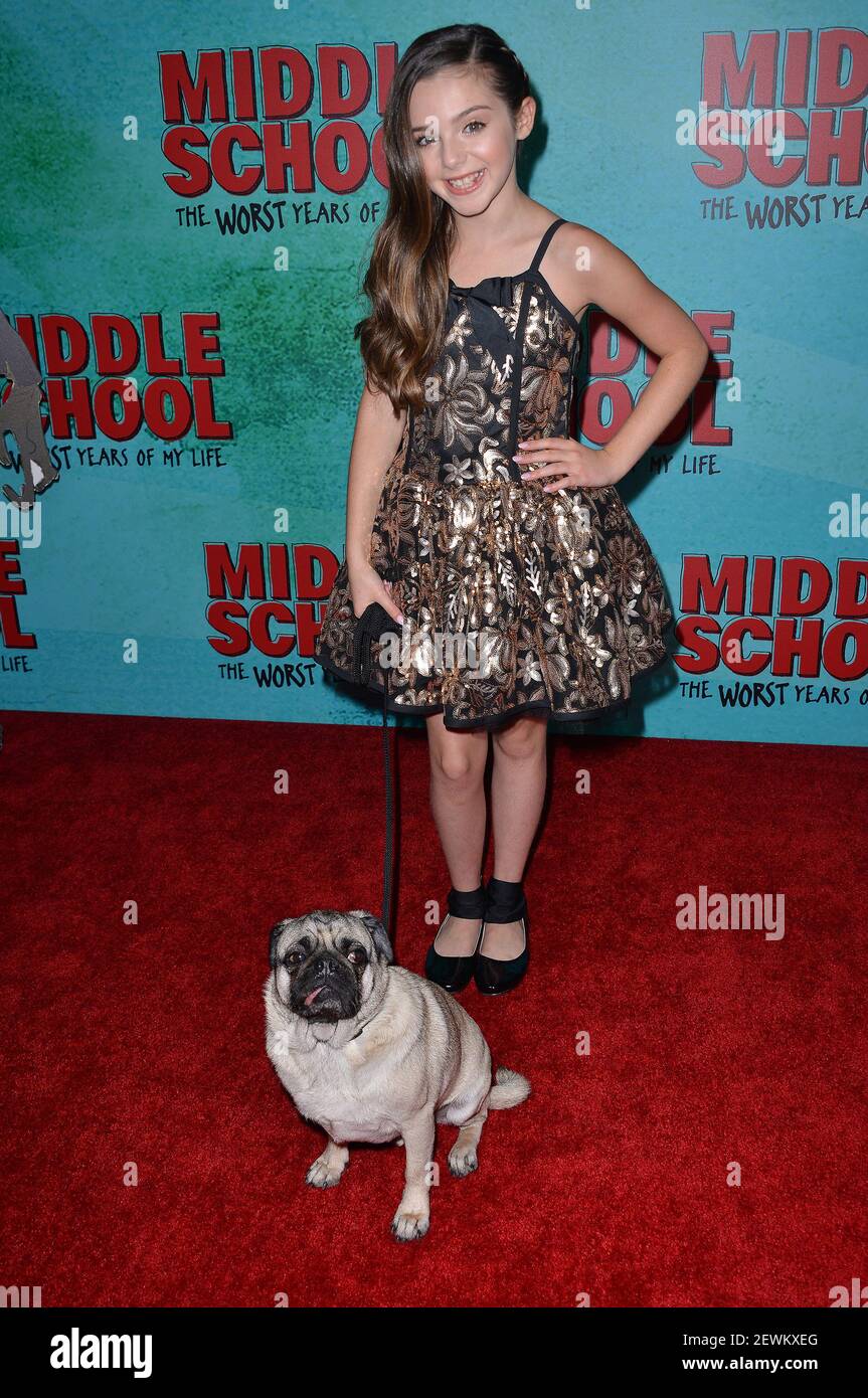 Alexa Nisenson arrives at CBS Film’s "Middle School: The Worst Years of ...