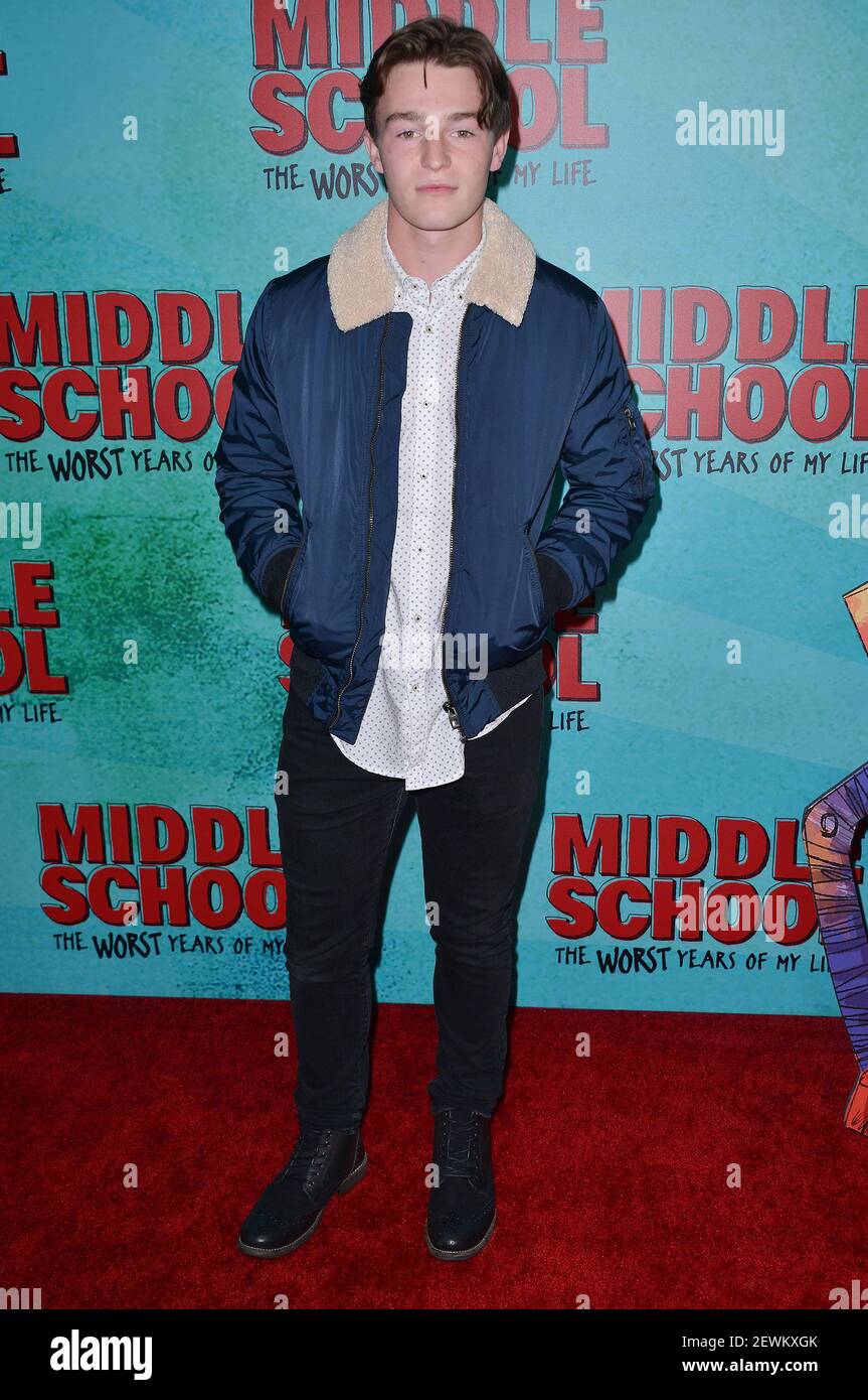 Dylan Summerall arrives at CBS Film’s "Middle School: The Worst Years ...